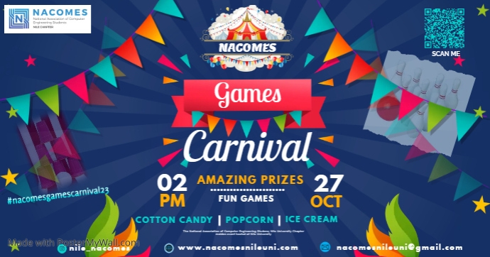 Copy of Games Carnival Banner | PosterMyWall