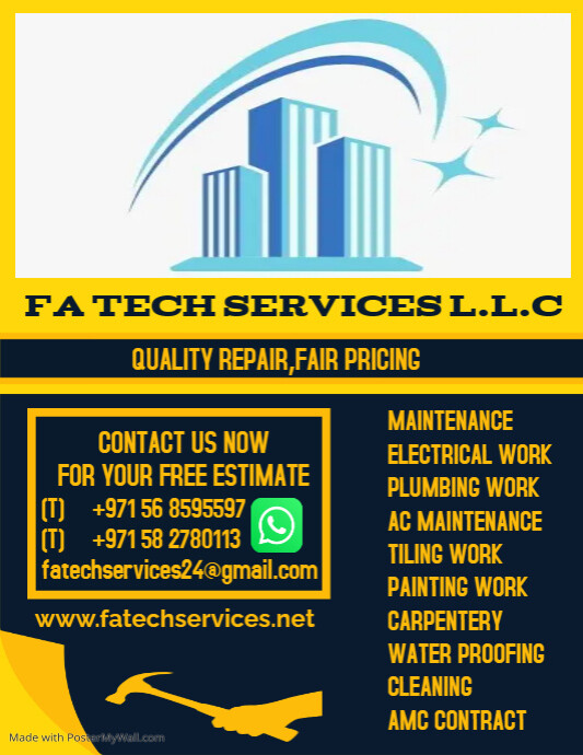 maintenance flyers | PosterMyWall