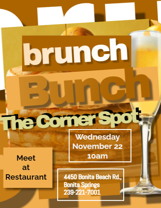 BRUNCH BUNCH | PosterMyWall