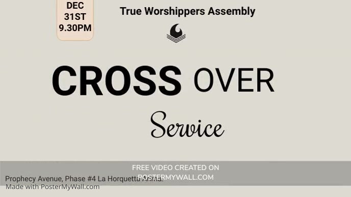 Crossover Church flyer | PosterMyWall