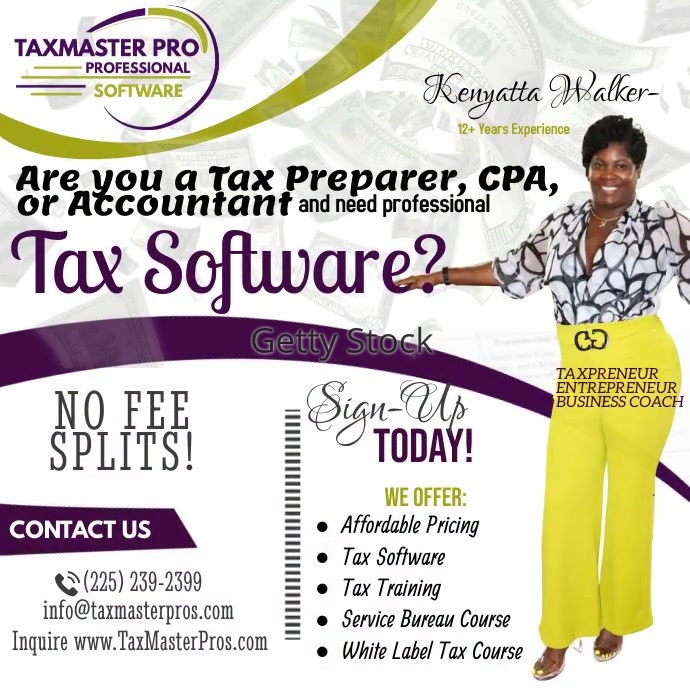 TaxSoftWareFLyer | PosterMyWall