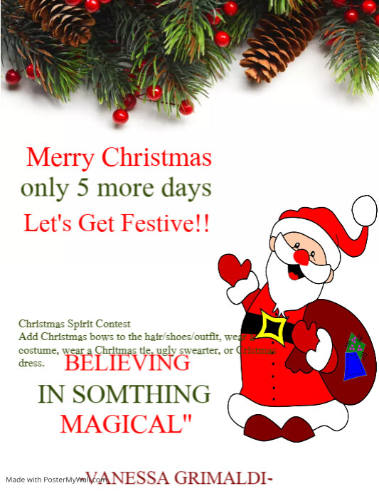 SANTA CLAUS QUOTES FLYER POST TEMPLATE | PosterMyWall