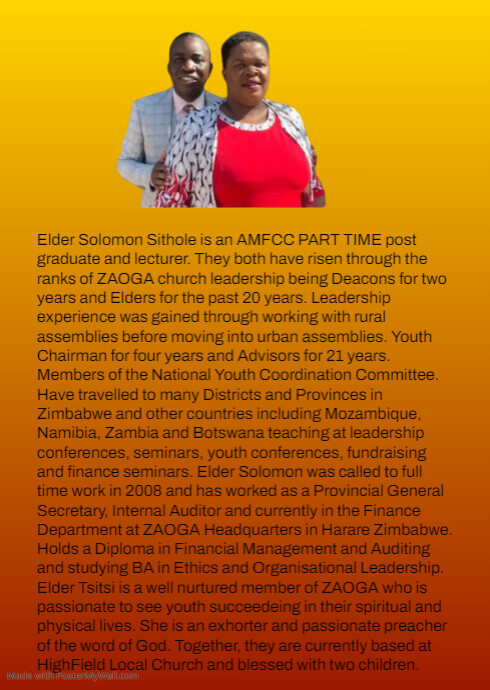 District Sunday Program | PosterMyWall