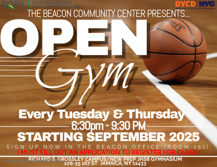 Open Gym | PosterMyWall