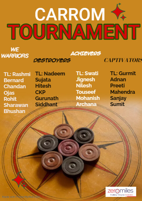 Carrom Tournament | PosterMyWall