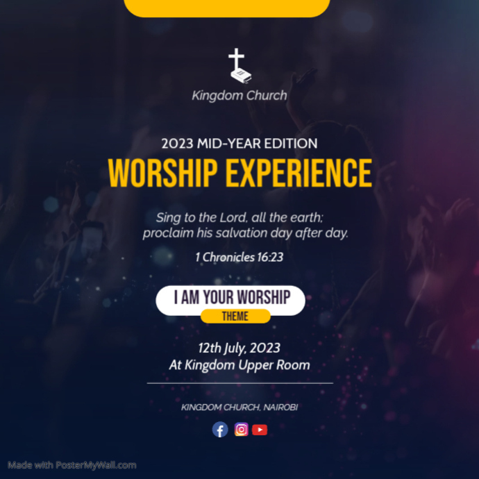 worship | PosterMyWall