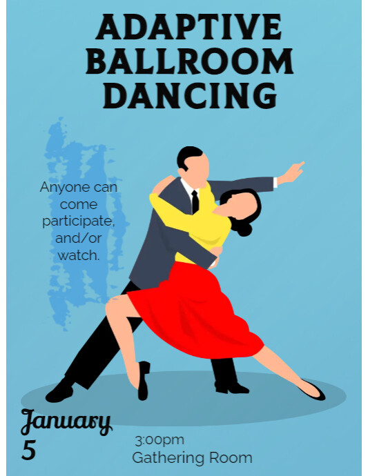 Ballroom Dancing Lessons Template | PosterMyWall