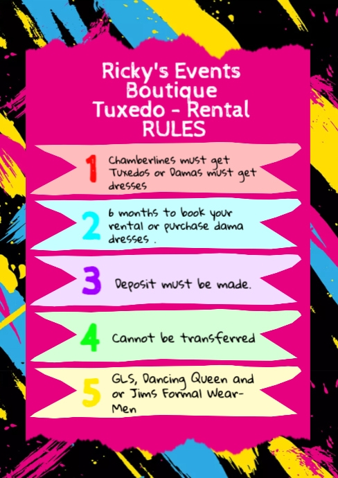 Classroom Rules Flyer | PosterMyWall