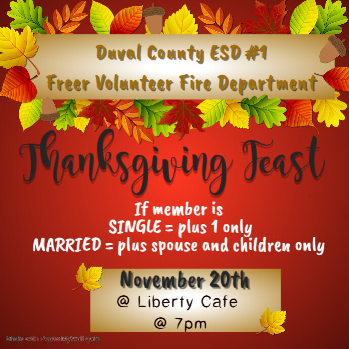 Rust Thanksgiving Greetings Instagram Image | PosterMyWall