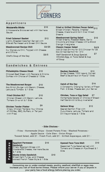 Copy of Four Corners Lunch | PosterMyWall