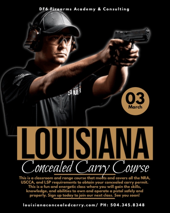 Copy of Instagram size of Firearms Safety Training Poster | PosterMyWall