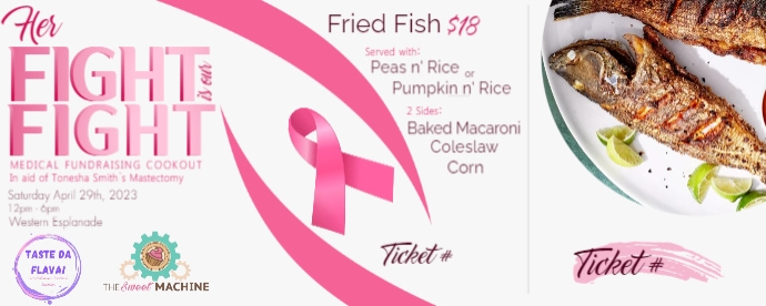 Cookout Fish Ticket | PosterMyWall