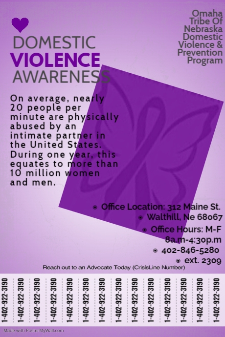 Domestic Violence Awareness event flyer | PosterMyWall