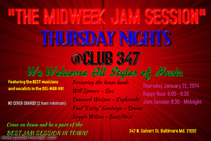 Copy of Midweek Jam Session | PosterMyWall