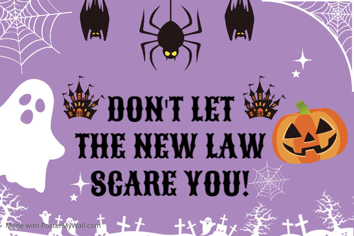 light purple Happy Halloween | PosterMyWall