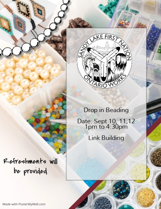 Copy of jewelry making beading class flyer template | PosterMyWall