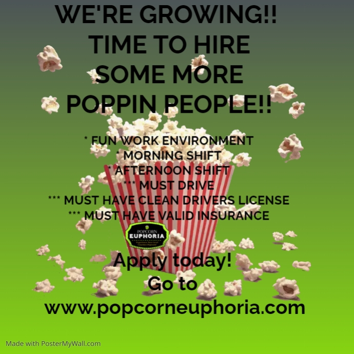 Copy of Popcorn poster design template | PosterMyWall