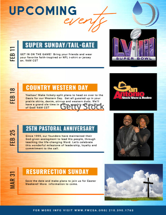 Feb 2024 Upcoming Events | PosterMyWall