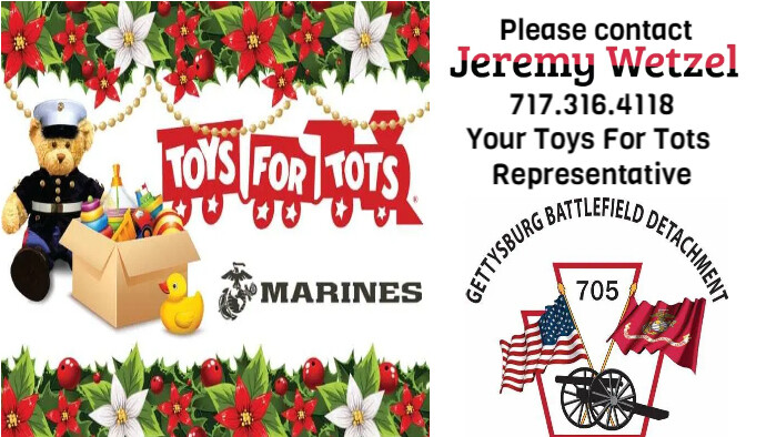 Copy of MCL Toys for Tots business cards | PosterMyWall