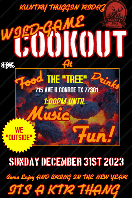 Cookout | PosterMyWall