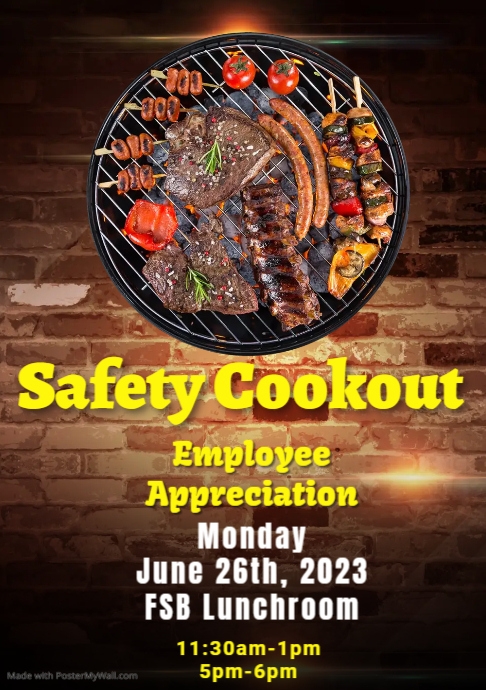 BBQ Sunday Cookout Party Flyer Template | PosterMyWall