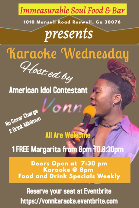 Karaoke Wednesday | PosterMyWall