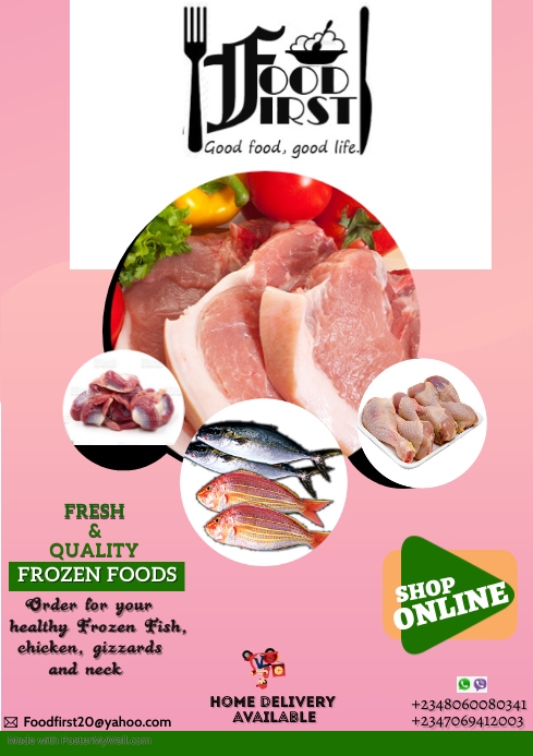 Copy of cold store food | PosterMyWall