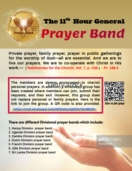 Prayer Band Ad | PosterMyWall