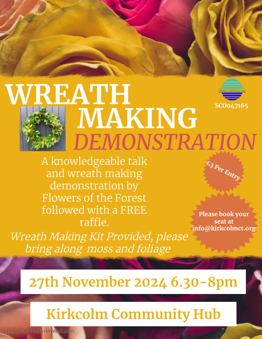 Flower Arrangement class workshop flyer | PosterMyWall