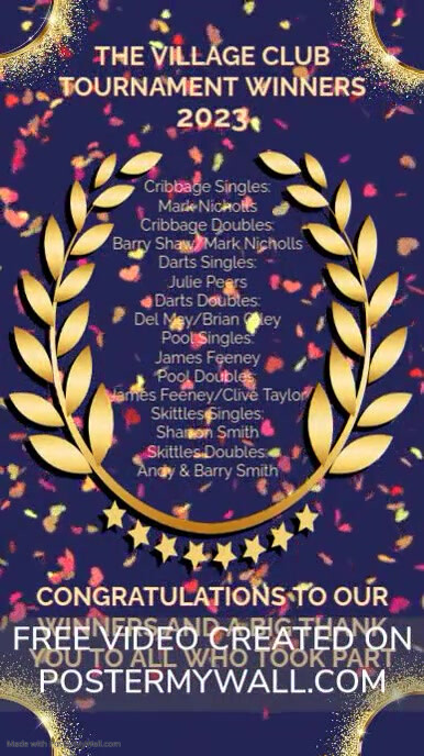 Copy of contest winner annoucment template vertical size | PosterMyWall