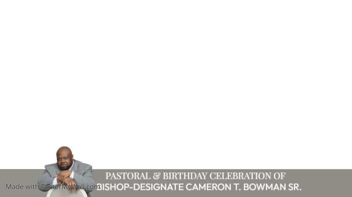 Pastor | Lower Thirds | PosterMyWall