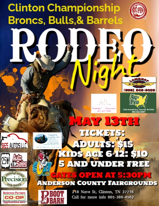 Copy of Rodeo Night Flyer | PosterMyWall