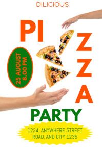 Pizza Party Template | PosterMyWall