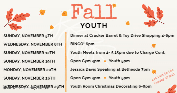 Fall Youth 11-23 FB | PosterMyWall