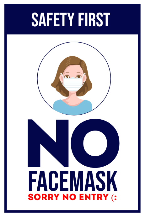 Copy of Face Mask Sign Mandatory Poster Template | PosterMyWall