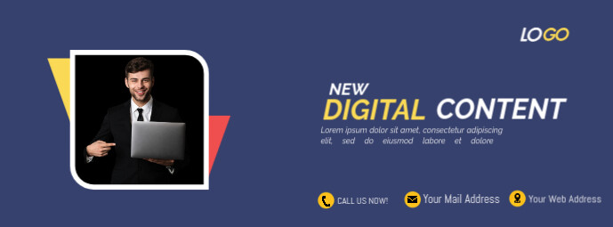 Copy of Facebook Cover NEW DIGITAL CONTENT | PosterMyWall