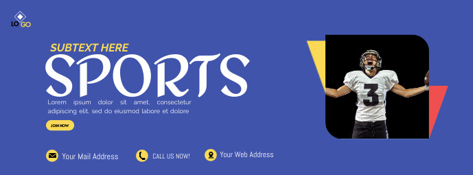 Facebook Cover SPORTS Template | PosterMyWall