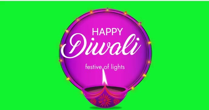 Facebook flyer happy diwali add video Template | PosterMyWall