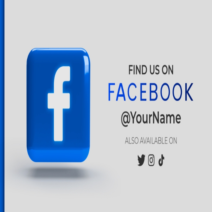 facebook like Template | PosterMyWall