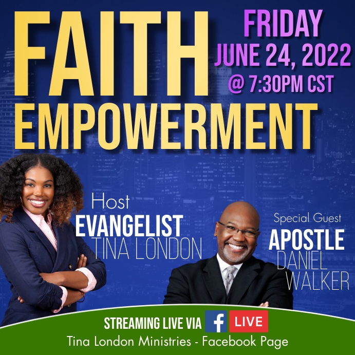 Facebook Live Church Broadcast Template | PosterMyWall