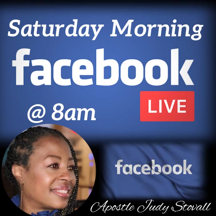 Plantilla de Facebook Live | PosterMyWall