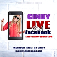 Facebook live session poster template | PosterMyWall