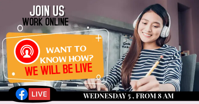 FACEBOOK LIVE Template | PosterMyWall