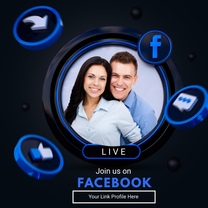 FACEBOOK LIVE Template | PosterMyWall