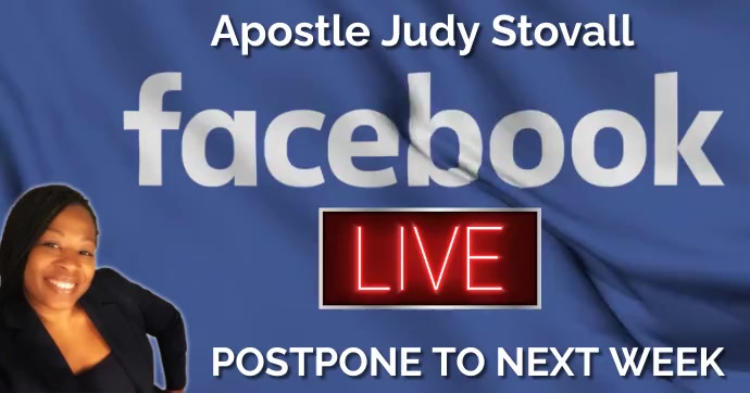 Copy of Facebook Live Postpone | PosterMyWall
