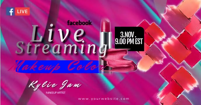 FACEBOOK LIVE SESSION Template | PosterMyWall