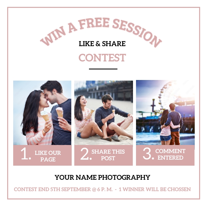 Facebook Promotion Marketing Board Template | PosterMyWall