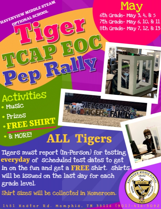 TCAP EOC 2021 | PosterMyWall