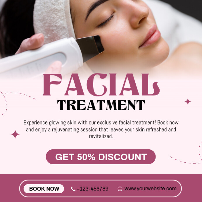 Copy of Facial treatment | PosterMyWall