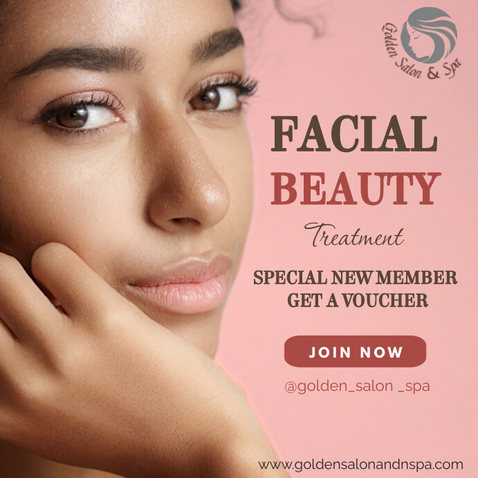 facial treatment social media post Template | PosterMyWall
